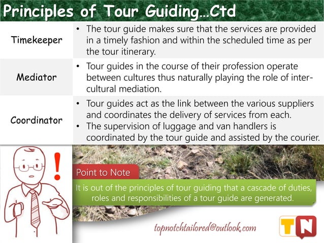 Techniques in Tour Guiding 2018 by Paul Olola | PPT