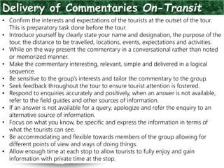 Techniques in Tour Guiding 2018 by Paul Olola | PDF