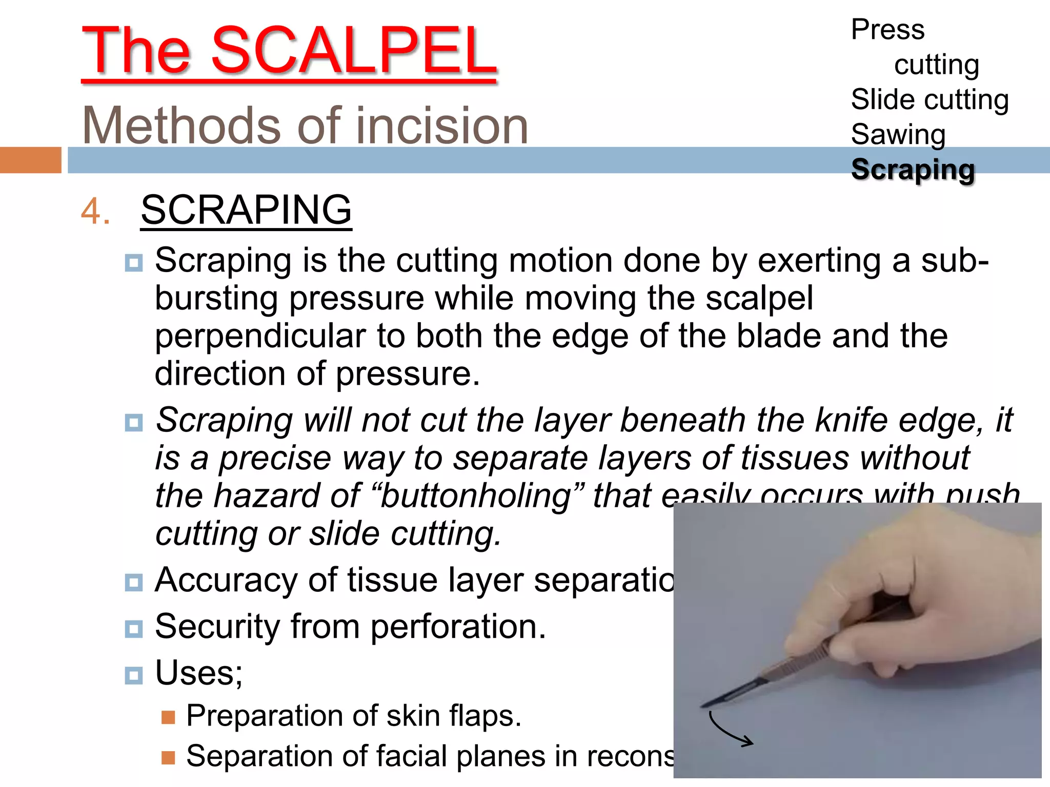 Techniques in the use of surgical tools | PPTX