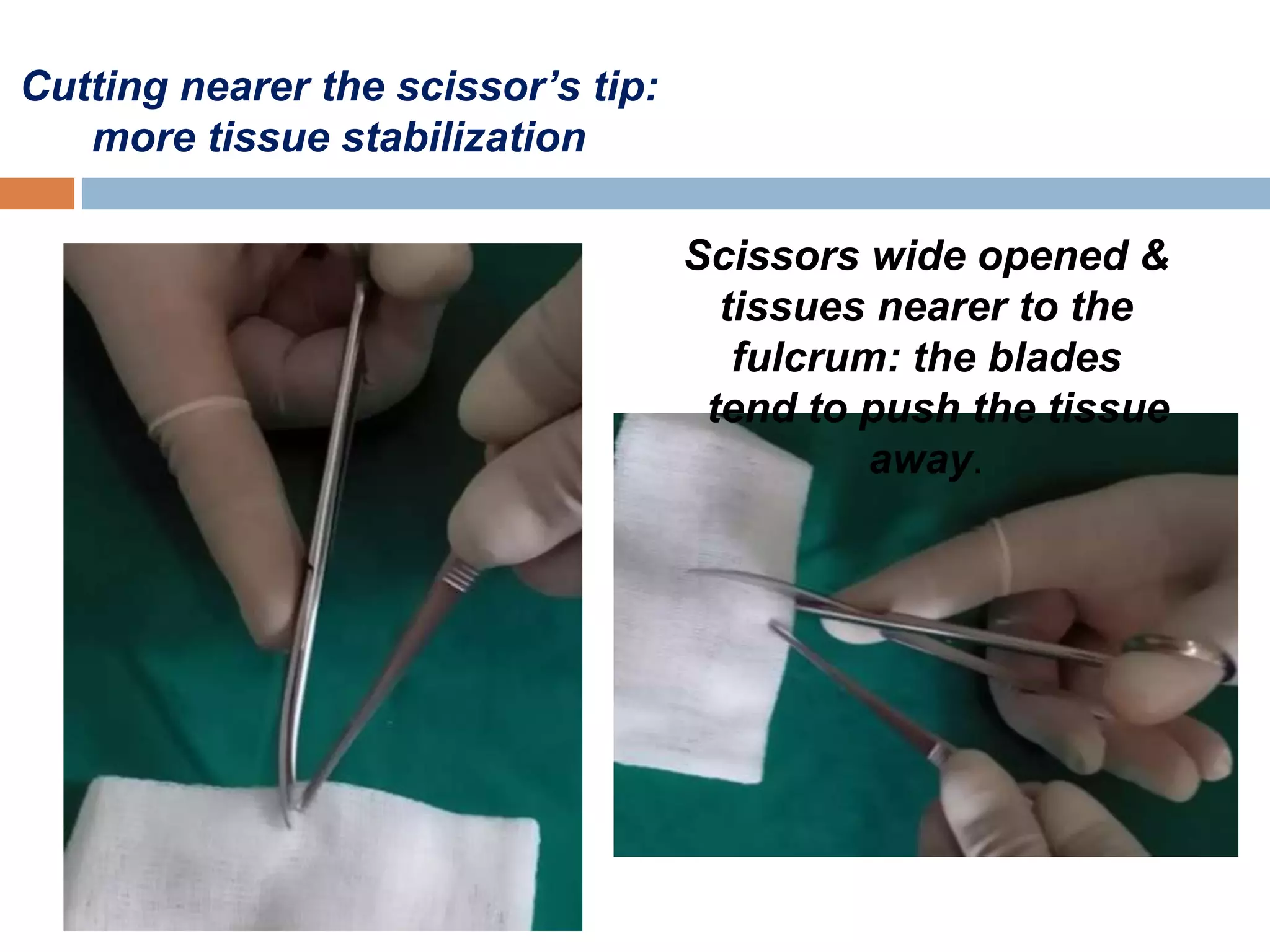 Techniques in the use of surgical tools | PPTX