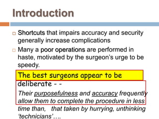 Techniques in the use of surgical tools | PPTX