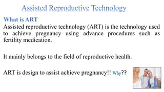 Techniques involved in assisted reproductive technology | PPT