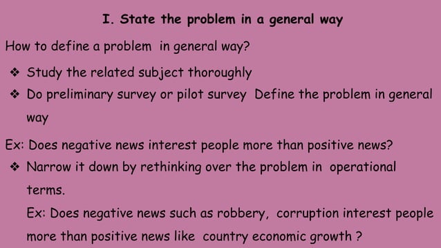 Techniques involved in defining a research problem | PPTX