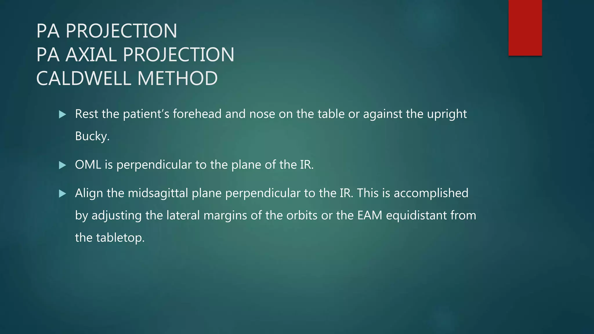 Technique skull x ray | PPTX