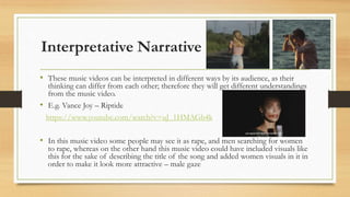 Techniques Used in Music Video | PPT