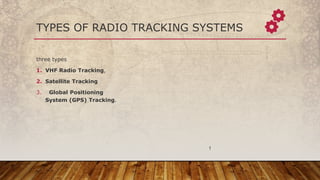 Techniques of animal tracking | PPTX