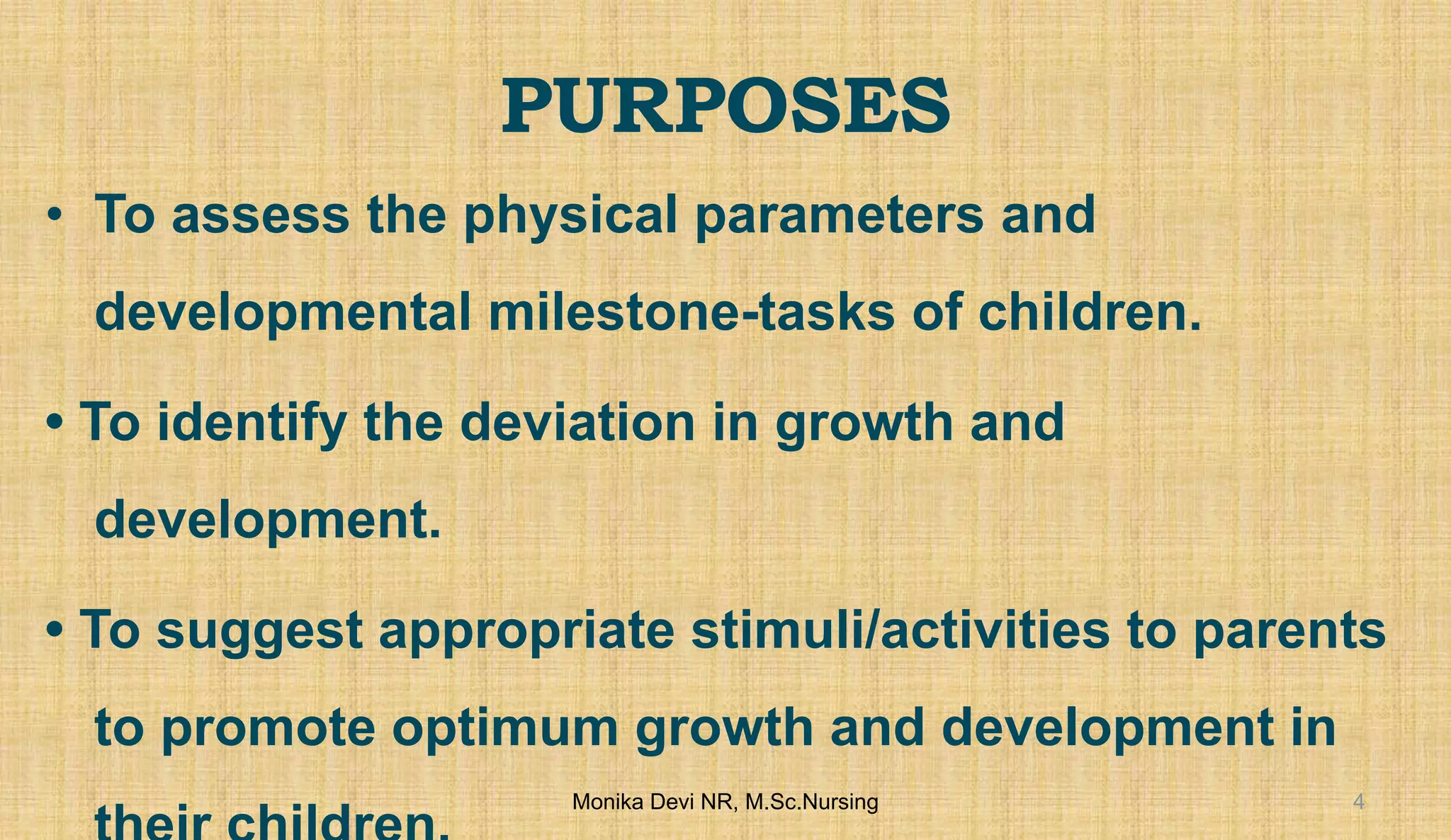 Techniques of assesment growth and development | PPTX
