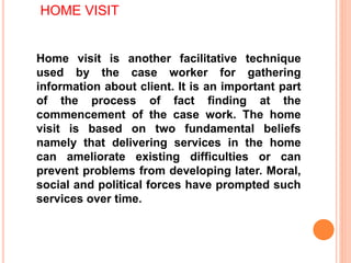 Techniques of case work | PPTX