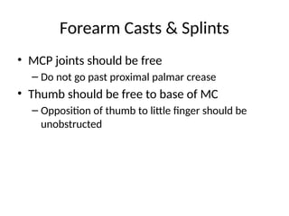 techniques of cast application and cast complications.pptx