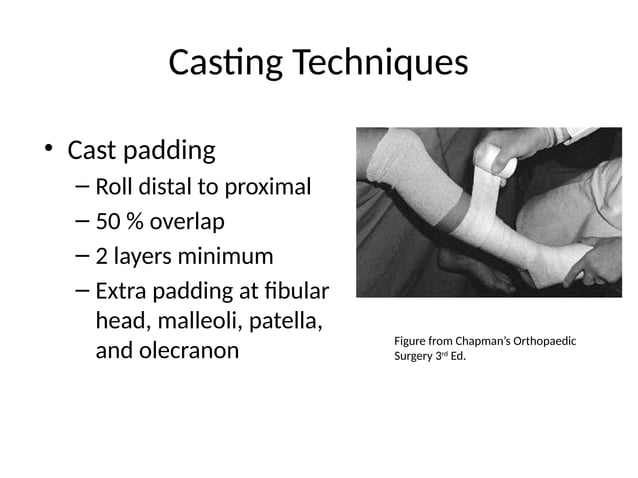 techniques of cast application and cast complications.pptx