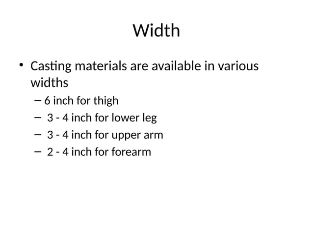 techniques of cast application and cast complications.pptx