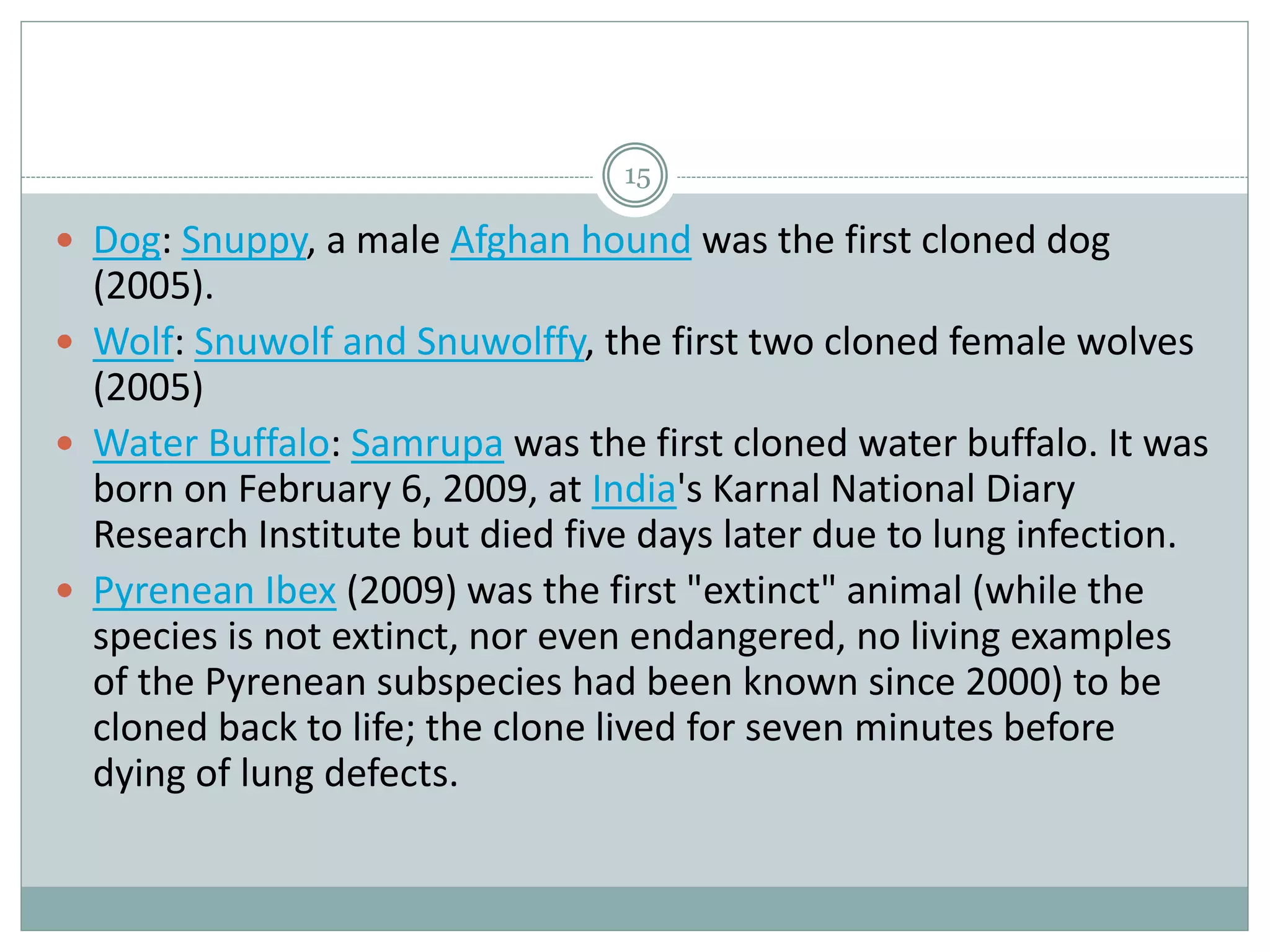 Techniques of cell cloning | PPTX