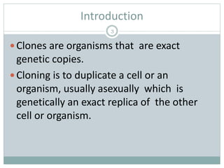 Techniques of cell cloning | PPTX