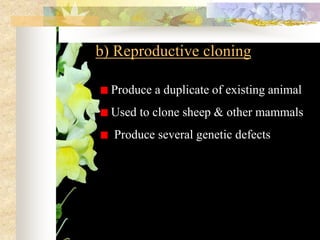 Techniques of cell cloning by kk | PPT