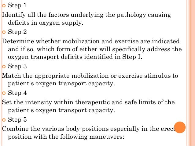 Techniques Of Chest Physiotherapy