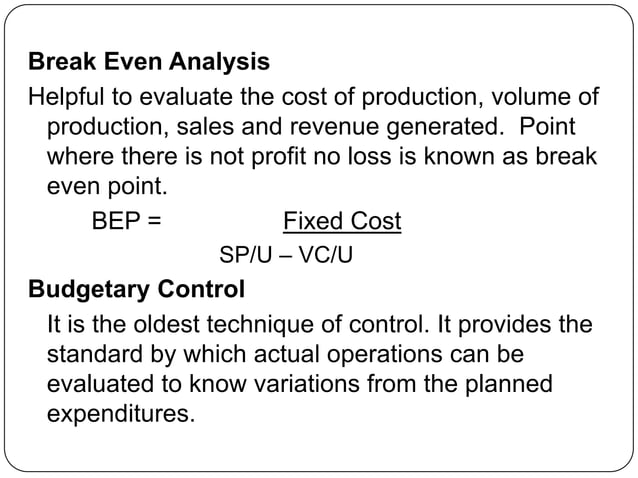 Techniques of controlling | PPTX