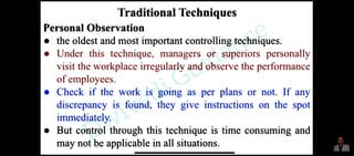Techniques of controlling pom.pdf notes s. | PDF
