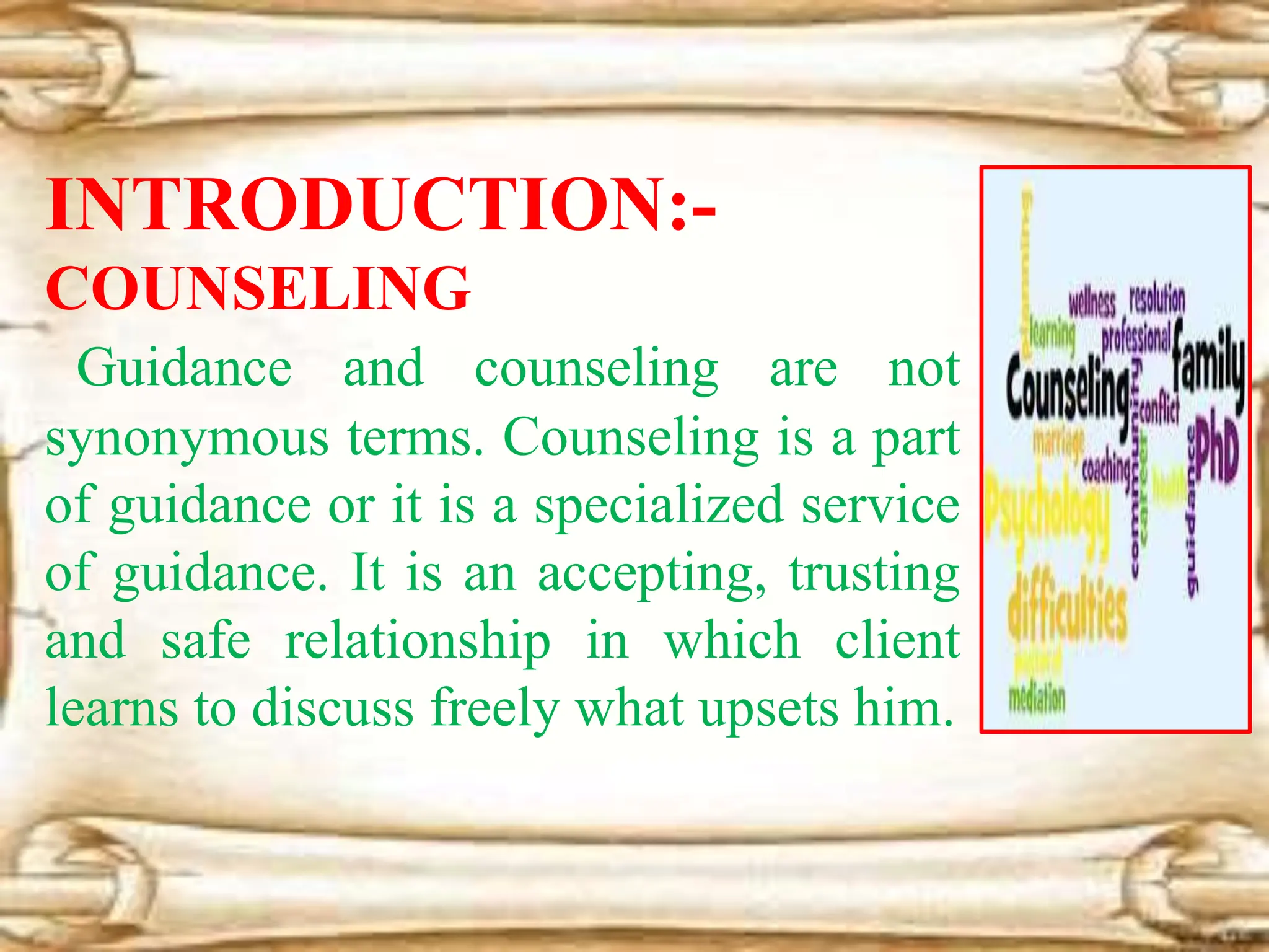 Different type of TECHNIQUES OF COUNSELING.pptx