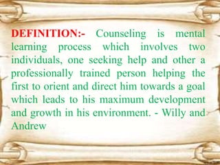Different type of TECHNIQUES OF COUNSELING.pptx