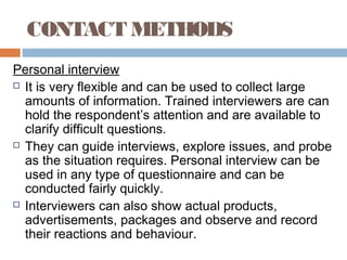 Techniques of data collection | PPT