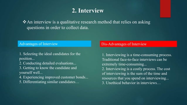 Techniques of Data Collection.pptx | Technology & Computing