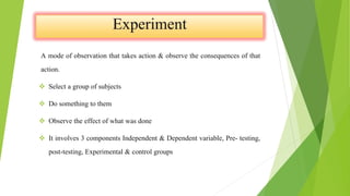Techniques of data collection in qualitative method | PPTX