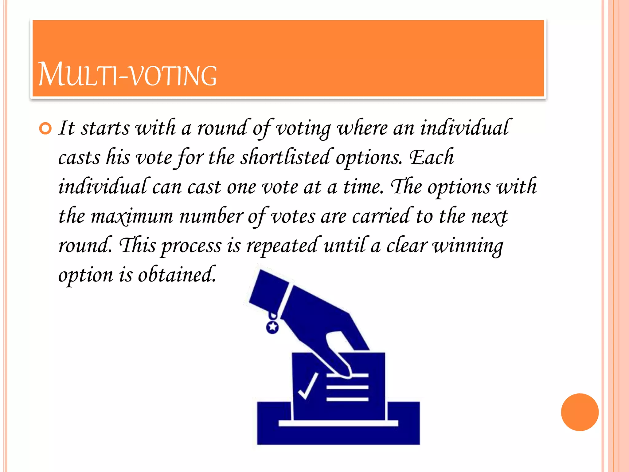 Techniques of Decision Making | PPTX