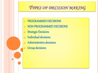 Techniques of Decision Making | PPTX