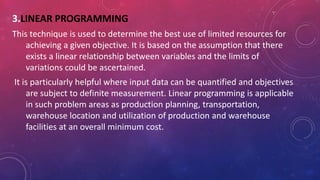 Techniques of decision making | PPT