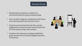 Techniques of Decision Making | PDF
