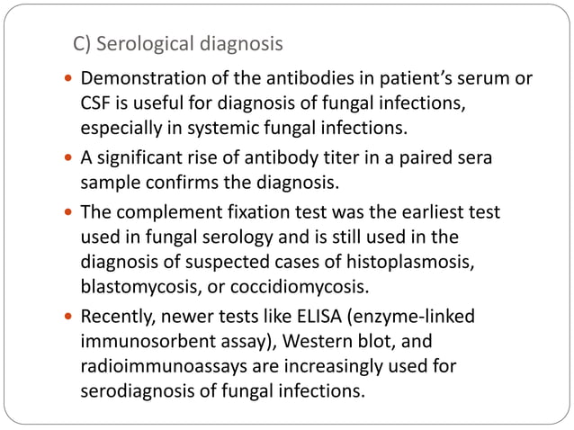Techniques of diagnostic Mycology- 5 hours | PPTX | Skin and Dermatology | Diseases and Conditions