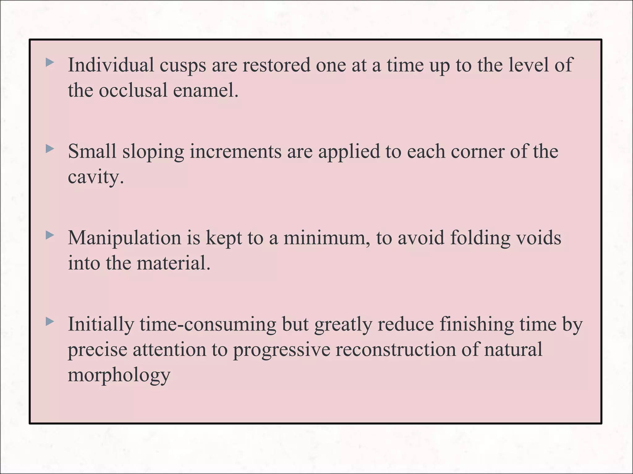 Techniques of direct composite restoration | PPT