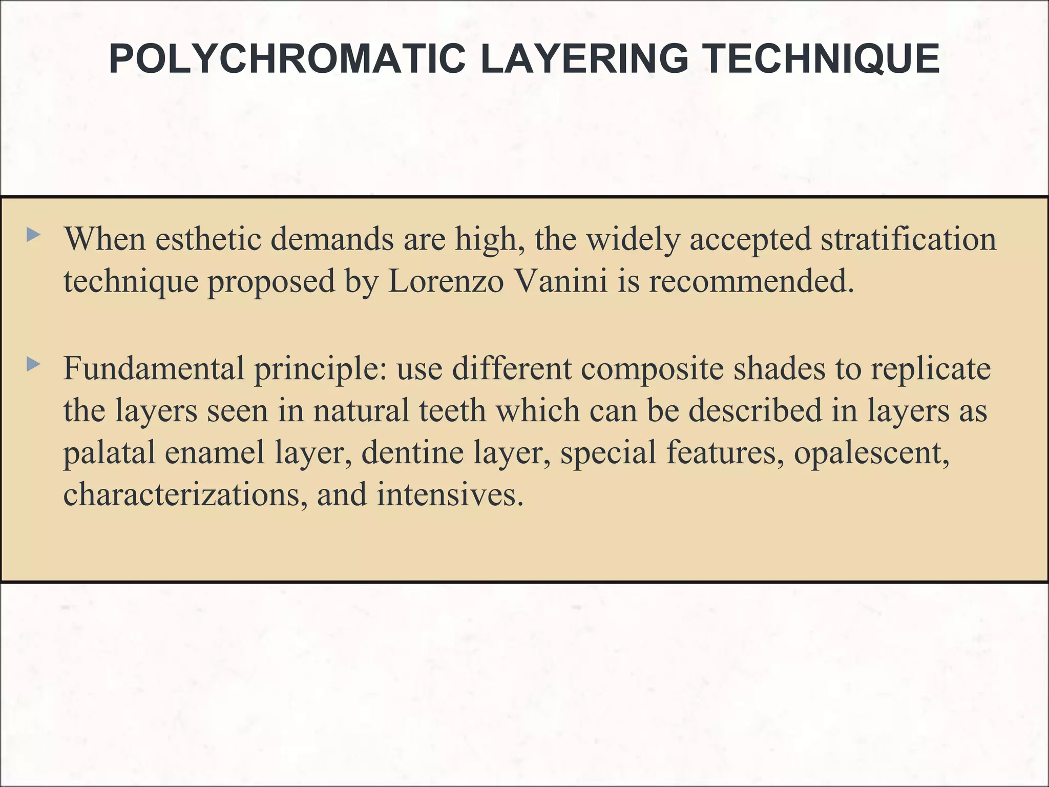 Techniques of direct composite restoration | PPT