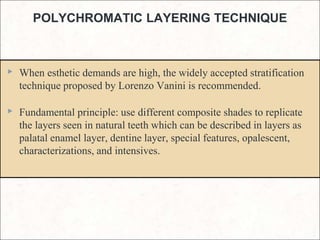 Techniques of direct composite restoration | PPT