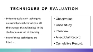 Techniques of Evaluation.pptx