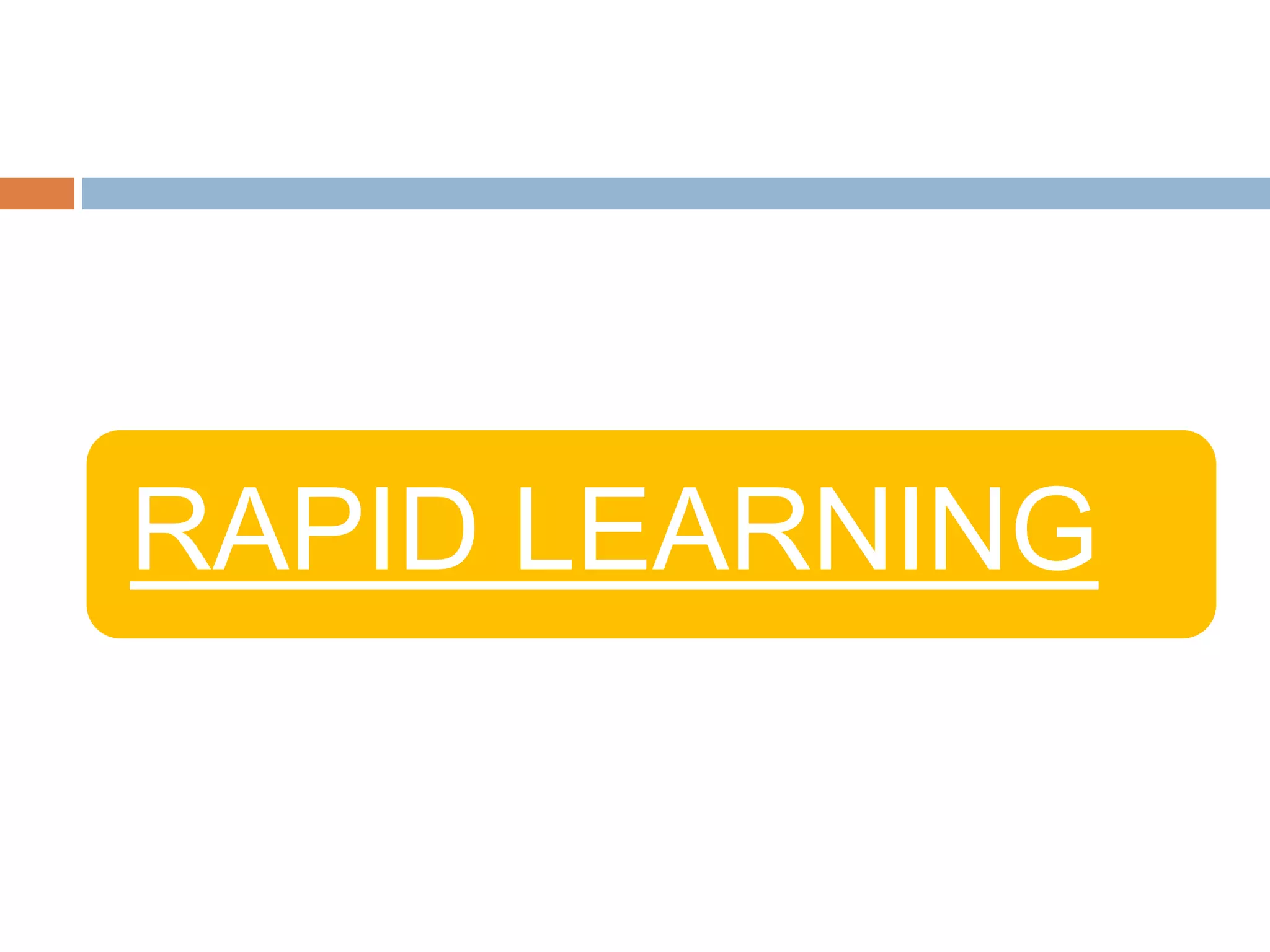 Techniques of fast learning. | PPTX