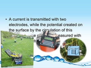 Techniques of finding ground water table | PPT
