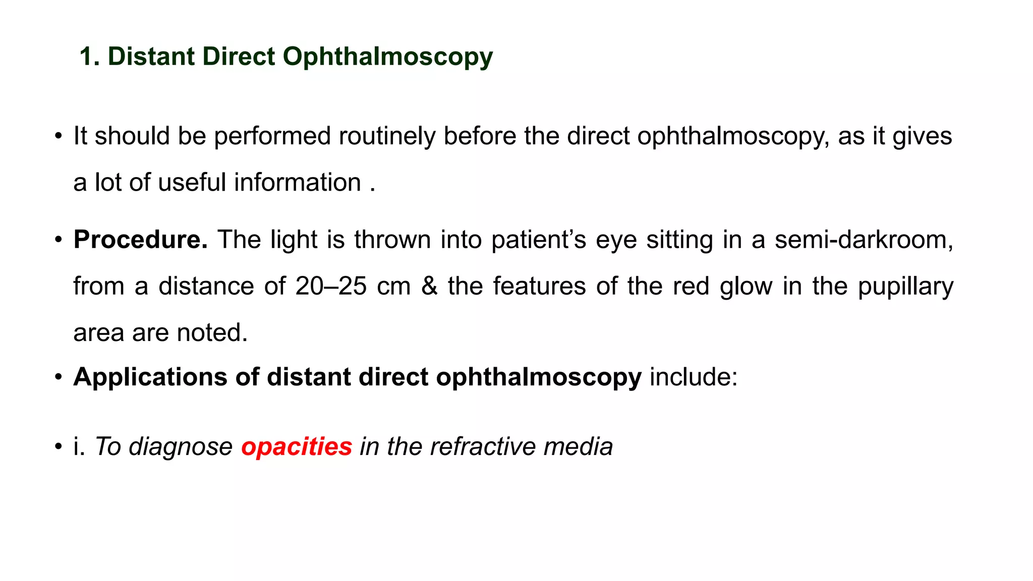 Techniques of fundus | PPTX