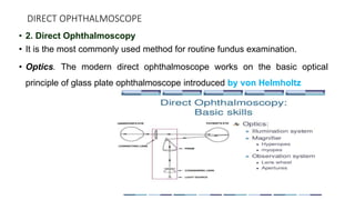 Techniques of fundus | PPTX