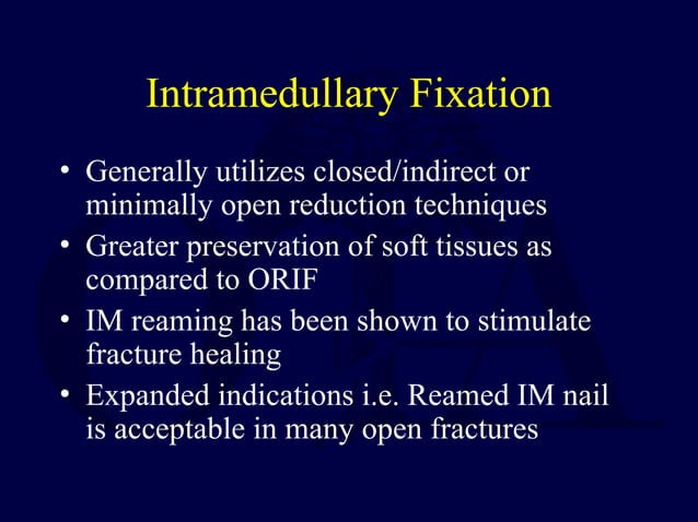 basic methods of fracture fixation and stepwise approach | PPT