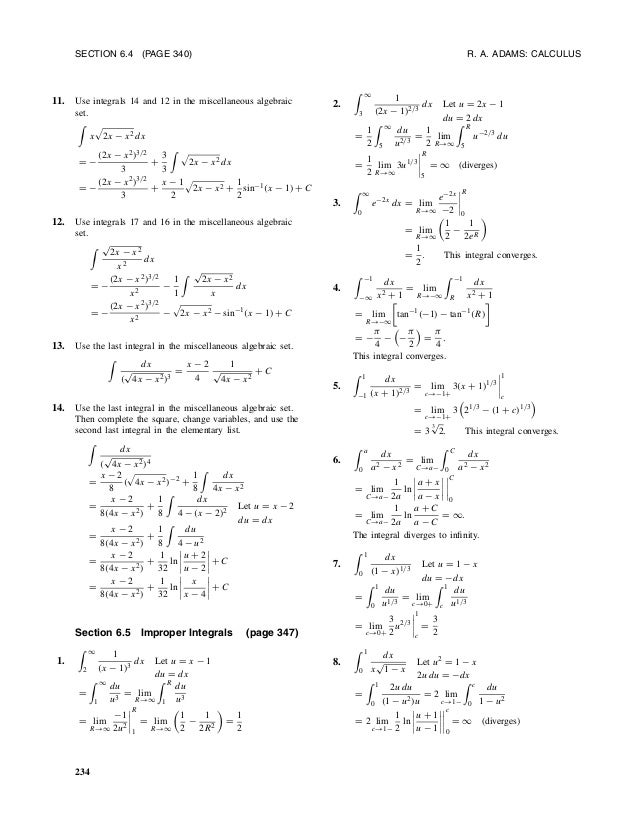 Techniques of integration