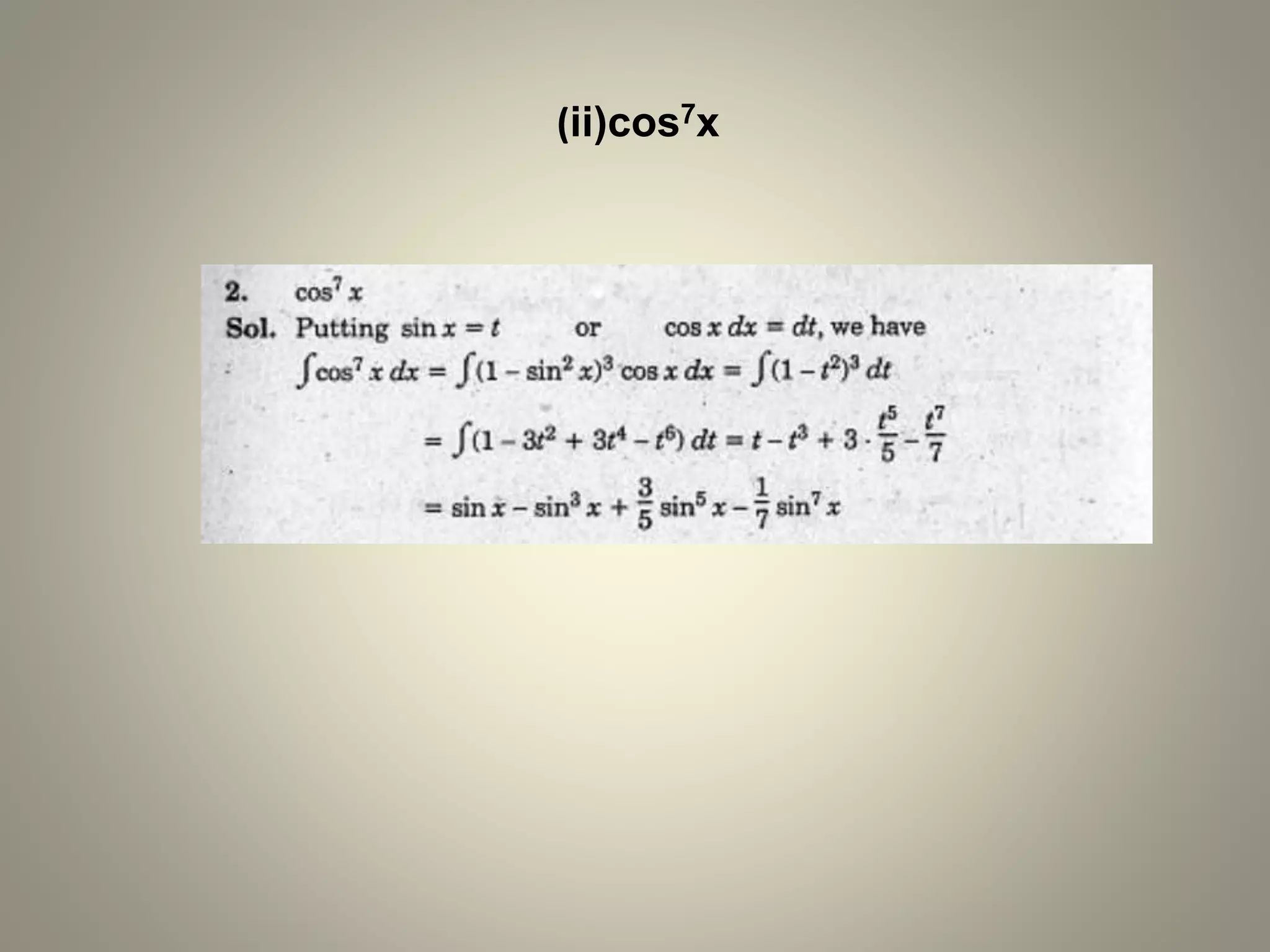 Techniques of intergration | PPTX | Physics | Science