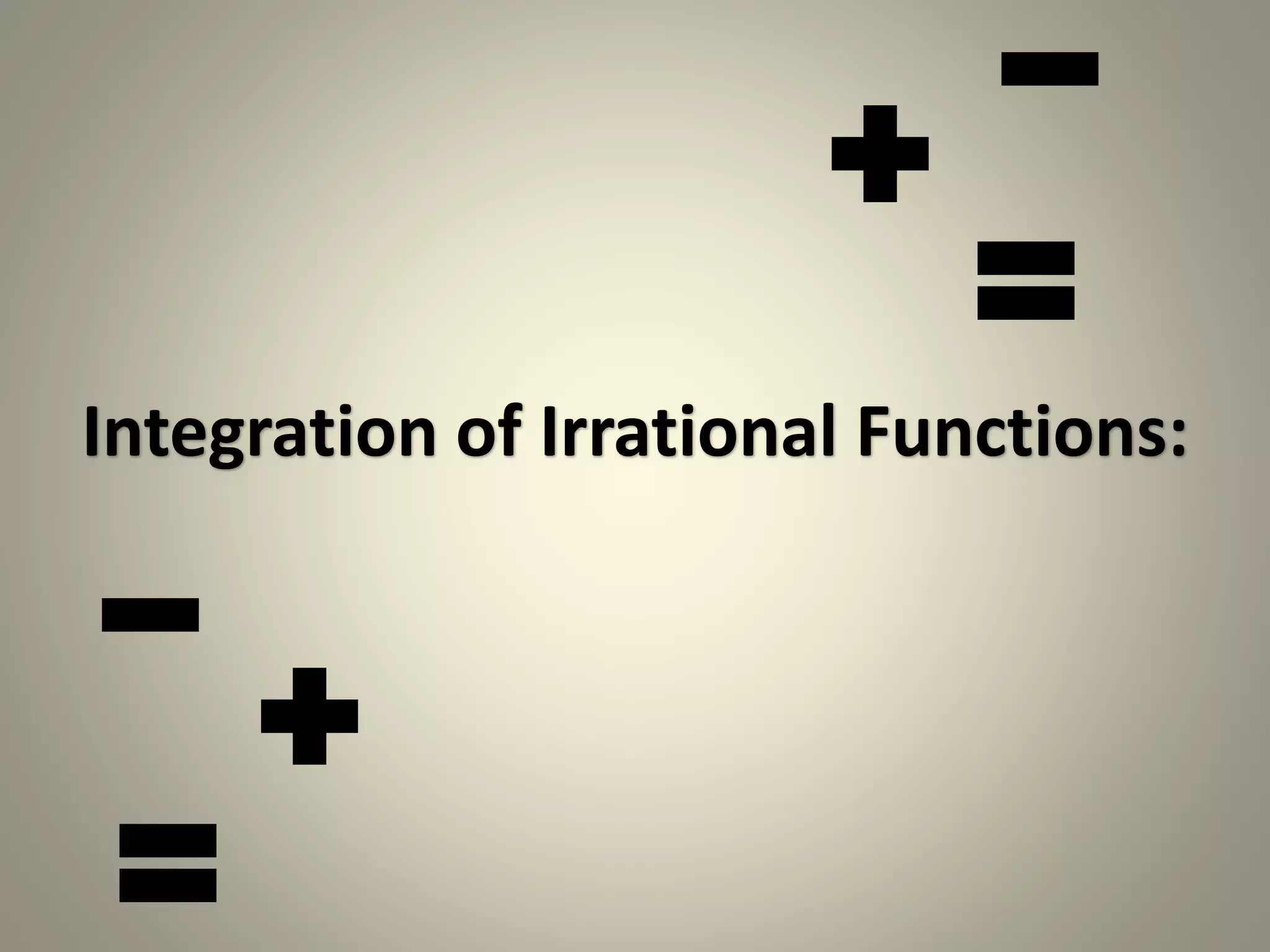 Techniques of intergration | PPTX | Physics | Science