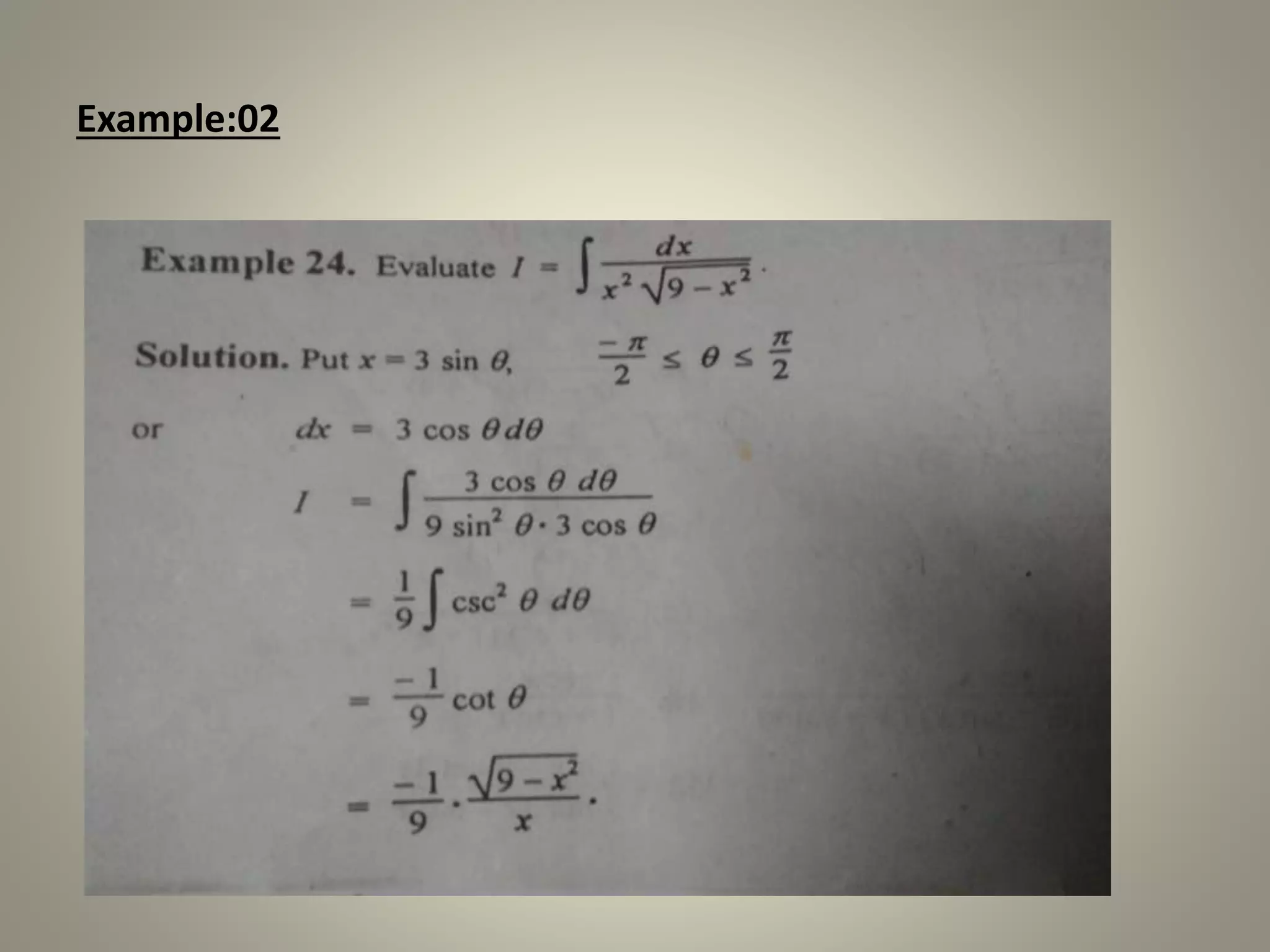 Techniques of intergration | PPTX