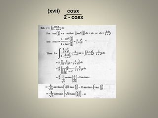 Techniques of intergration | PPTX | Physics | Science