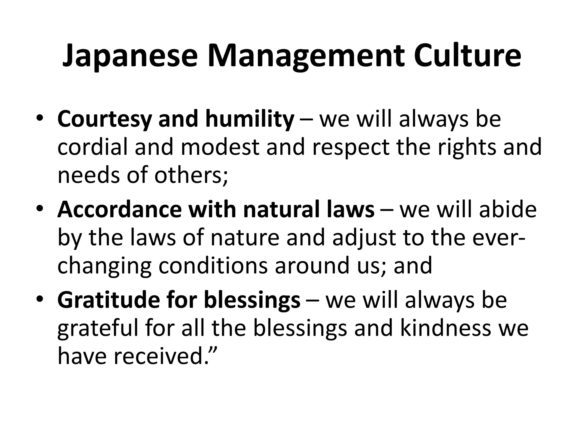 Techniques of Japanese Management | PPTX