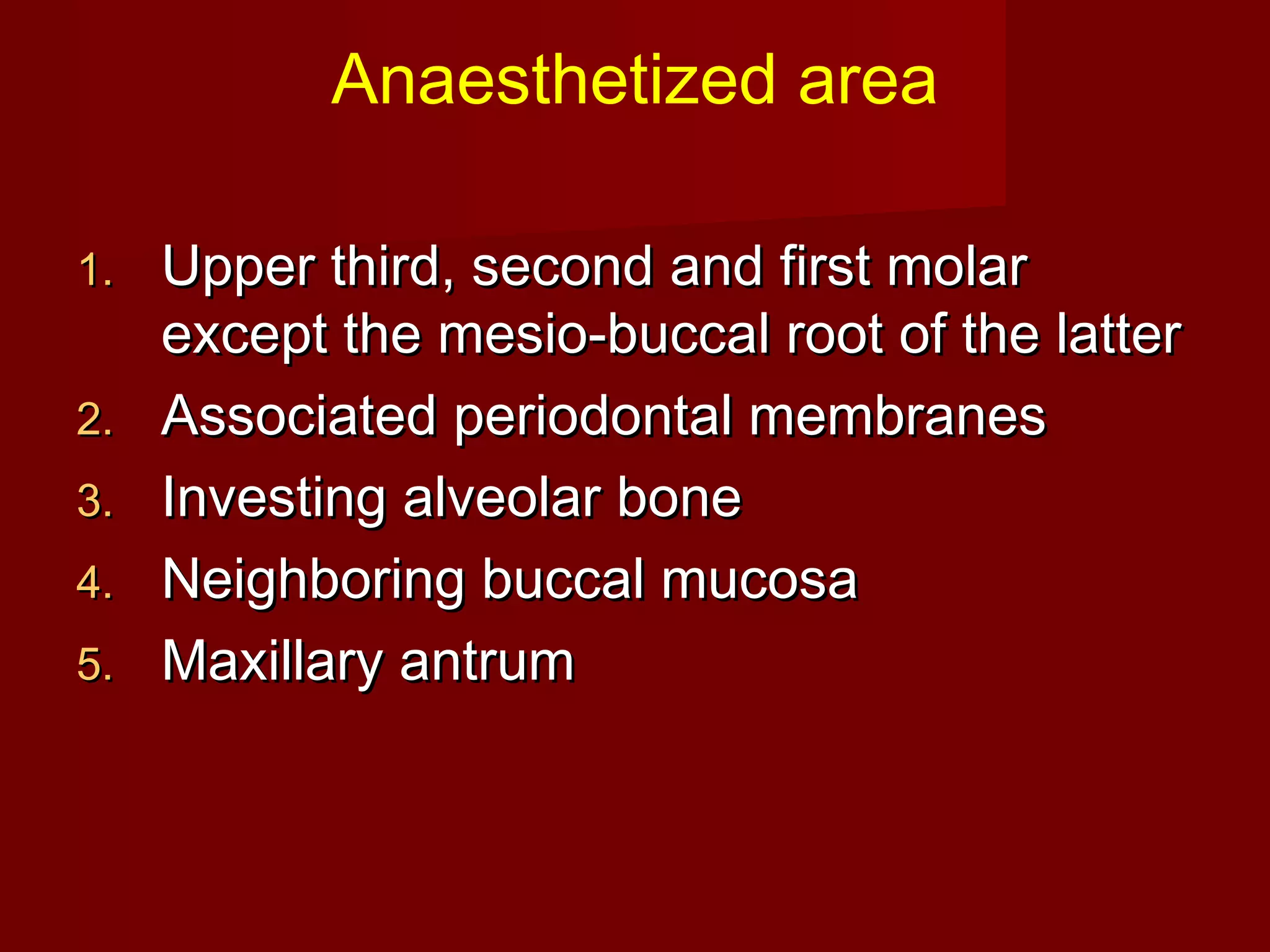 Techniques of Local Anesthesia | PPT