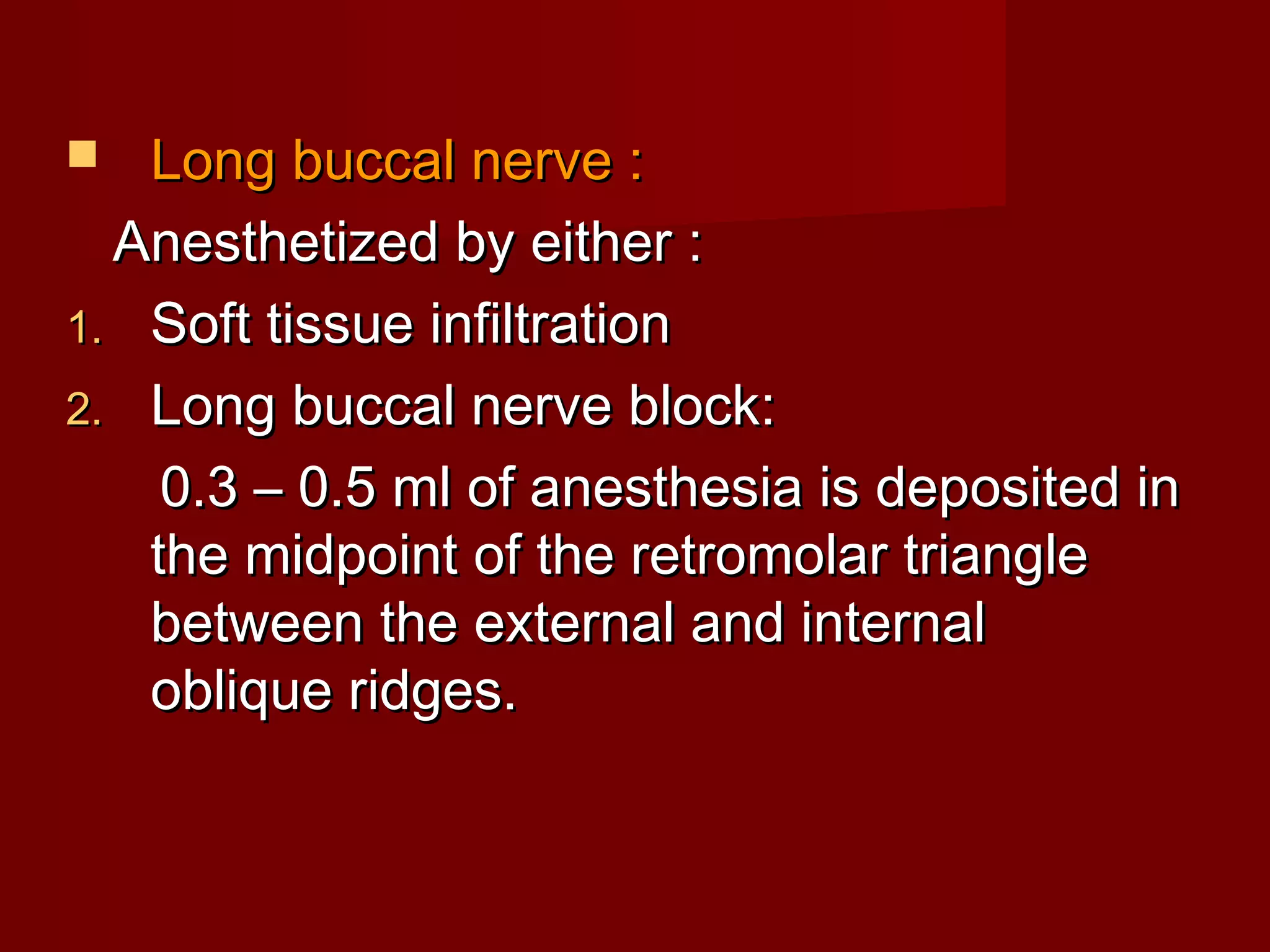 Techniques of Local Anesthesia | PPT