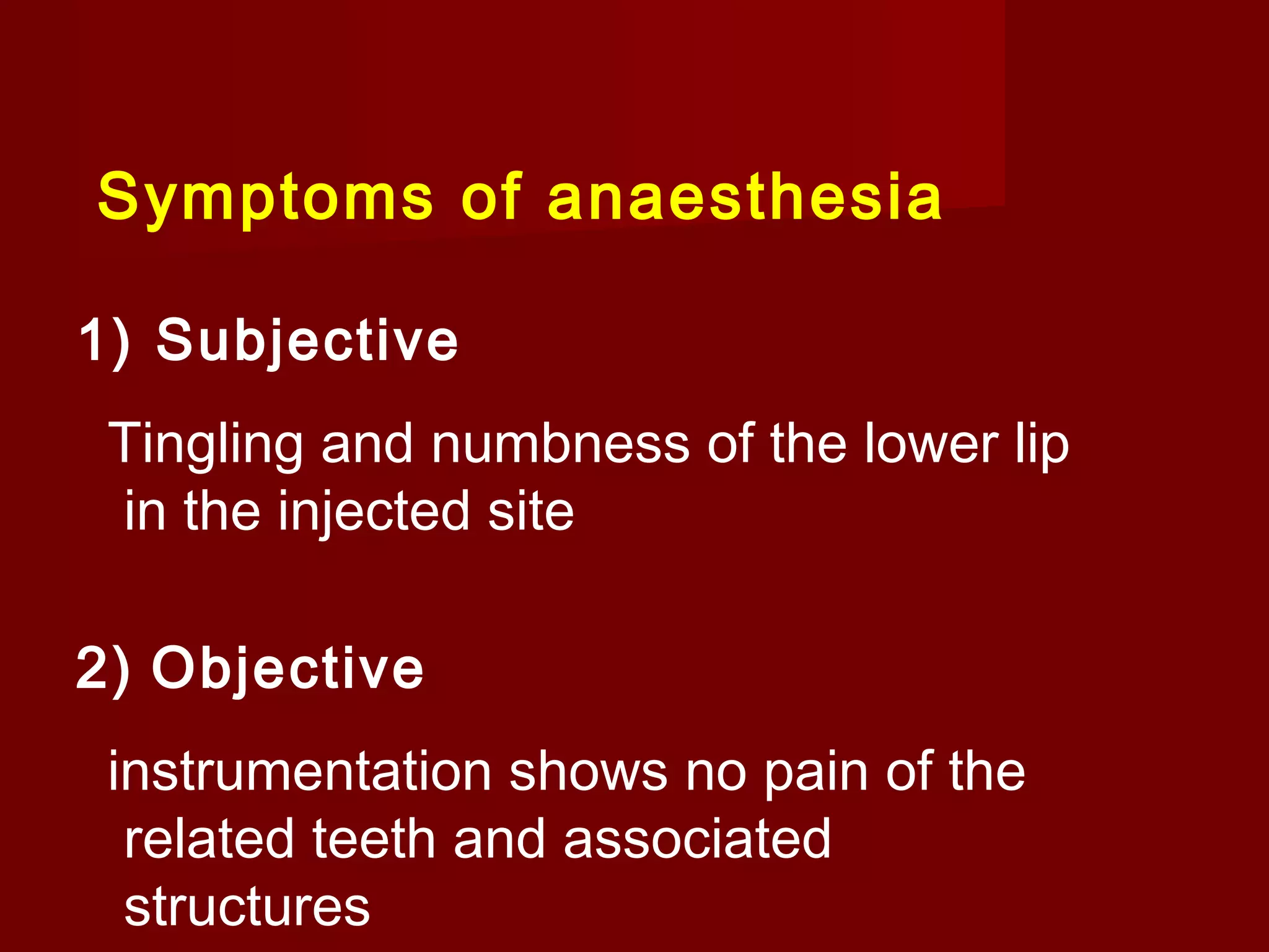 Techniques of Local Anesthesia | PPT