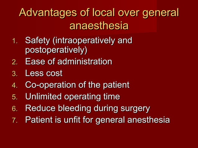 Techniques of Local Anesthesia | PPT